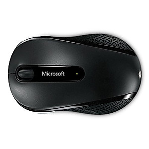 Microsoft Wireless Mobile Mouse 4000 - Graphite. Comfortable Ergonomic design, Wireless, USB 2.0 with Nano transceiver for PC/Laptop/Desktop, works with Mac/Windows Computers