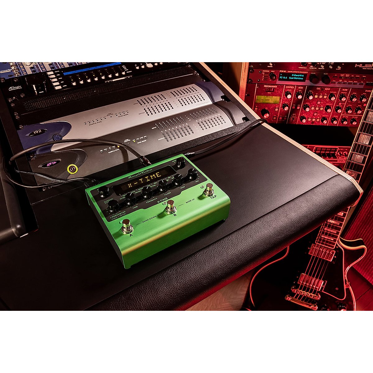 IK Multimedia AmpliTube X-TIME Delay pedal, All-new, audiophile delay algorithms, from tape to bucket to crystal-clear