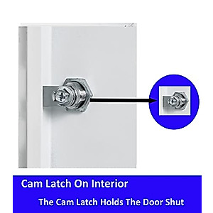 Premier Access Panel 14 x 14 Metal Access Door for Drywall 3000 Series Access Panel for Wall and Ceiling Electrical and Plumbing (Keyed Cylinder Latch)