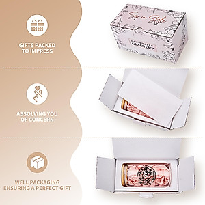 BIPEDS Funny Skeleton Glass Cups with Lids and Straws, Novelty Cute Skull Coffee Mug Tumbler Cup, Gothic Home Decor, Goth Kitchen Accessories, Emo Stuff, Spooky Witch Witchy Birthday Gifts for Women