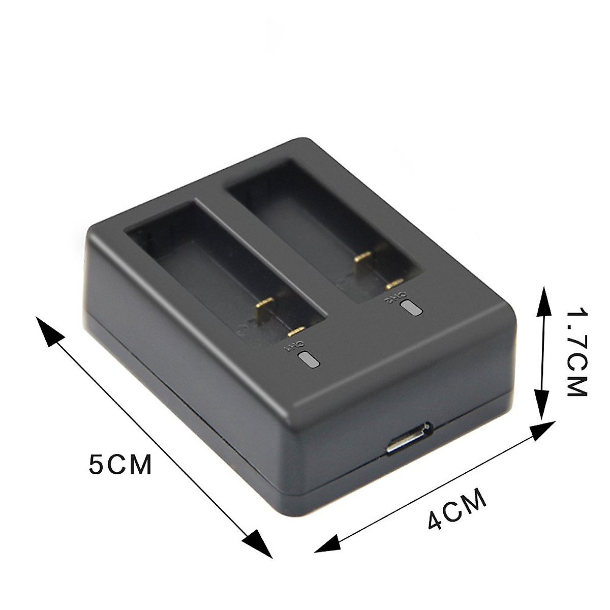 PG1050 Action Camera Battery, 1050mAh Rechargeable Batteries (3 Pieces) with USB Charger, Compatible with AKASO EK7000/APEMAN/Dragon Touch/Apexcam/Vemont/COOAU/EKEN and More