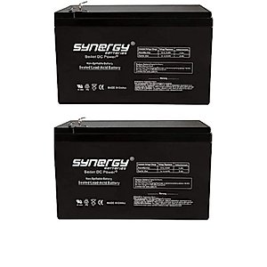 Beiter DC Power High Performance Rechargeable 24 Volt (2 12V Batteries) Battery Pack for The Razor E300 & Razor E325, W15130640003, W13112430003, W13112430185, W15130412003