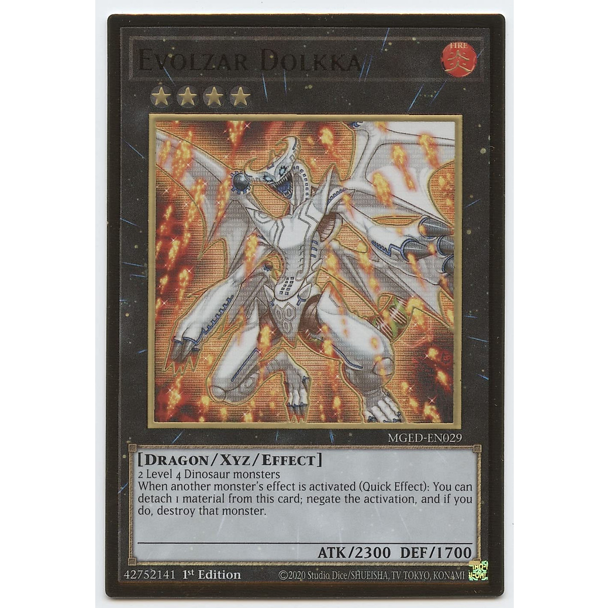Evolzar Dolkka - MGED-EN029 - Premium Gold Rare - 1st Edition
