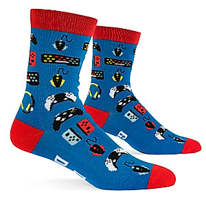 Lavley - Nerd Socks - Funny Gifts for Book Lovers, Music Lovers, Men and Women (US, Alpha, One Size, Regular, Regular, DND Gaming)