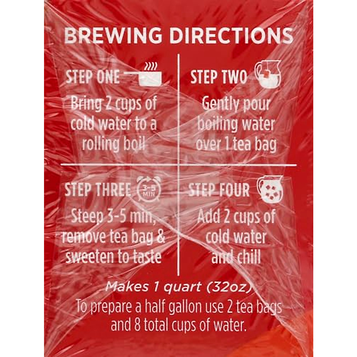 Luzianne Specially Blended Iced Tea Bags, 24 Count