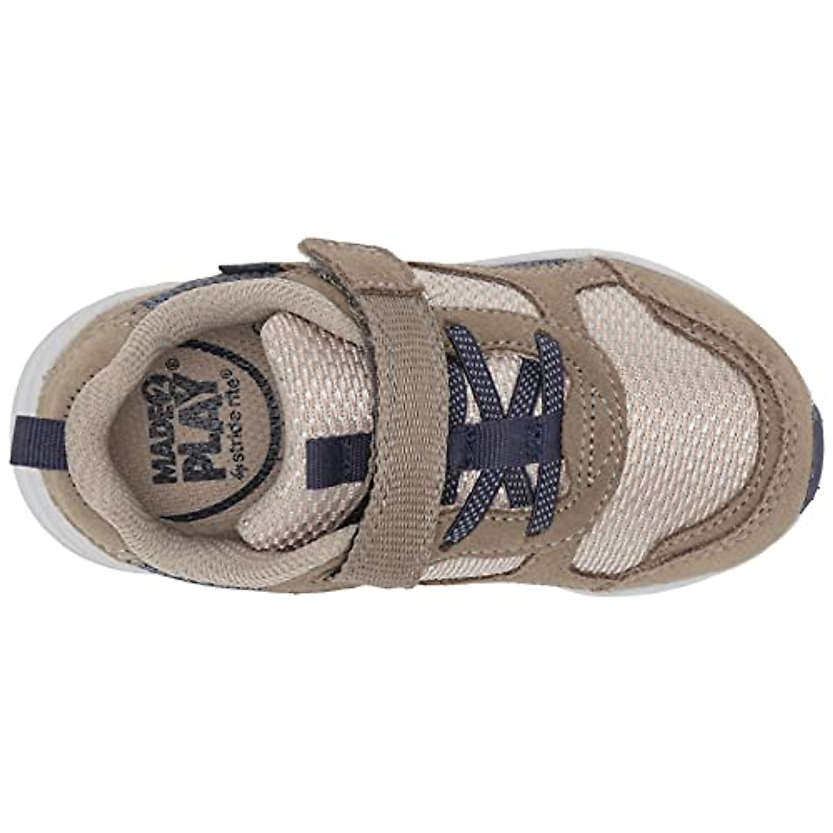 Stride Rite Boy's Made2Play Brighton Athletic Sneaker, Taupe, 13 Little Kid