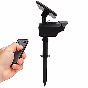 Oumefar Solar Landscape Spotlights, Multi Angle Lighting Adjustable Waterproof Bright Solar Flood Lights Auto Induction for Lawn (ASTEY-KXK-600-128COB)