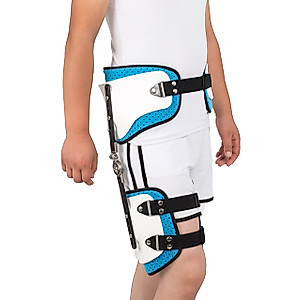RUNSAN Hip joint fixation brace, hip abduction fixator, used for thigh fracture, hip injury, hip joint soft tissue injury, product size, suitable for men and women