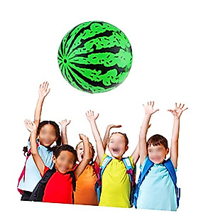 WHAMVOX Toddler Sports Toys Toddler Inflatable Pool Toddler Toys Inflatable Beach 12 Inch Toys for Big Inflatable Ball Watermelon Volleyball Supplies Water Pool Party Kids Sports Toys