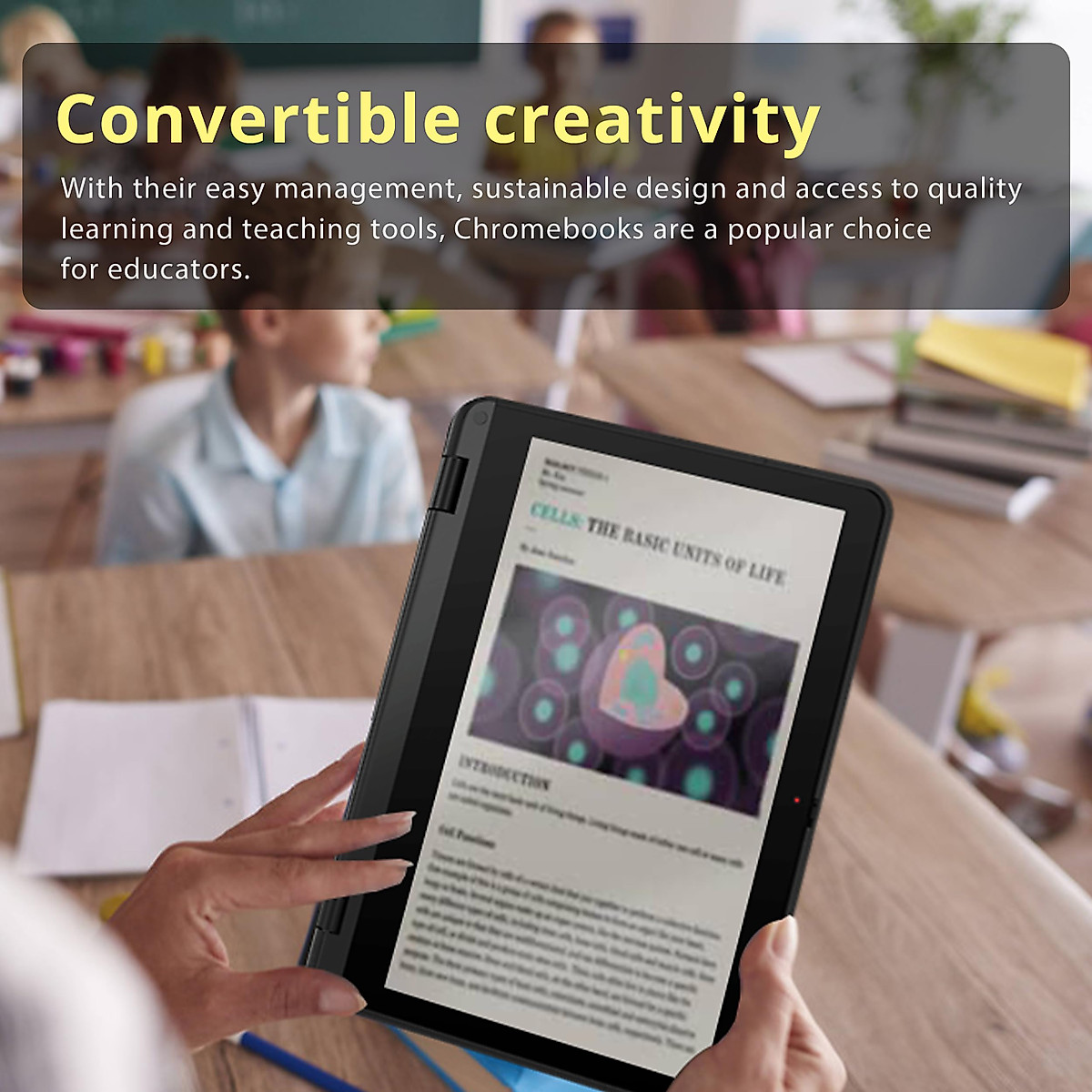 Lenovo 500e Gen 3 Touchscreen Laptop, 11.6" HD Rugged 2 in 1 Chromebook, Intel Celeron N5100, 8 GB RAM, 64 GB SSD, Gray, 32GB USB Card