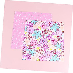 Sewing Fabric 50pcs Quilting Fabric Quilted Comforter Comforters Floral Fabric for Clothes Craft Fabric Scraps Quilting Fabric Squares DIY Floral Printed Fabric Sewing Fabric