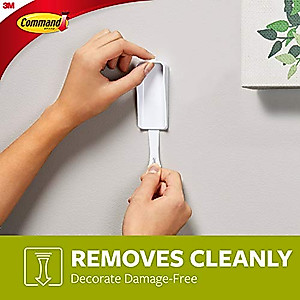 Command Large Canvas Hangers, Indoor Use, 3-Hooks, 4-Strips, Decorate Damage-Free
