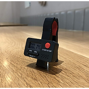 Keleely Timer, Digital Clip-On 99 Min, for Kitchen Baking Teaching Cooking Egg Potty Training