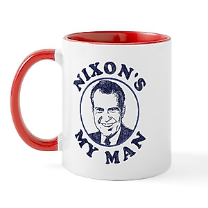 CafePress Nixon's My Man T Shirt Mug Ceramic Coffee Mug, Tea Cup 11 oz