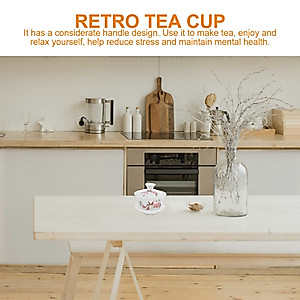 BESPORTBLE Gaiwan Tea Cup Kung Fu Tea Service Set Gong Fu Teacup with Lid and Saucer Chinese Style Ceramic Gaiwan Flower Tradition Sancai Tea Cup Bowl Gift