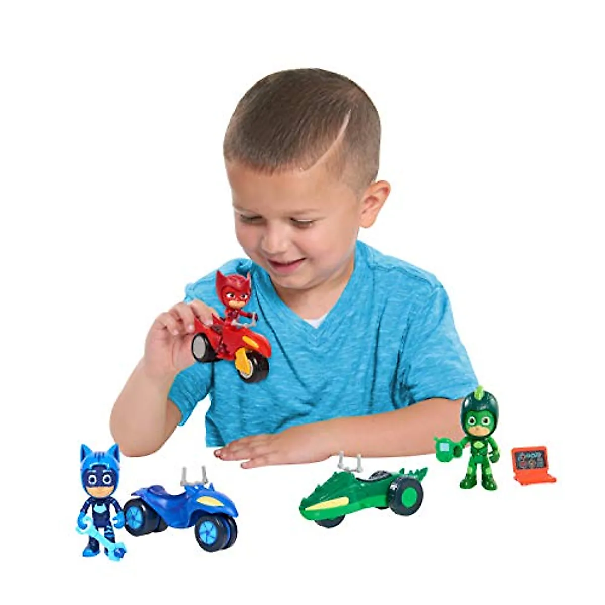 PJ Masks Super Moon Adventure Space Rover, 3-inch Owlette Figure, Space Rover Vehicle, and Lunar Laptop Accesory, Kids Toys for Ages 3 Up by Just Play