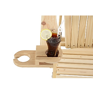 WUnlimited Adirondack Add-on Cup Holder, Dark Grey