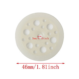 DGBRSM 50pcs 46mm Polypropylene Washers for Fixing and Supporting Rigid Foam Insulation Panels and Sheets, Screws Not Included