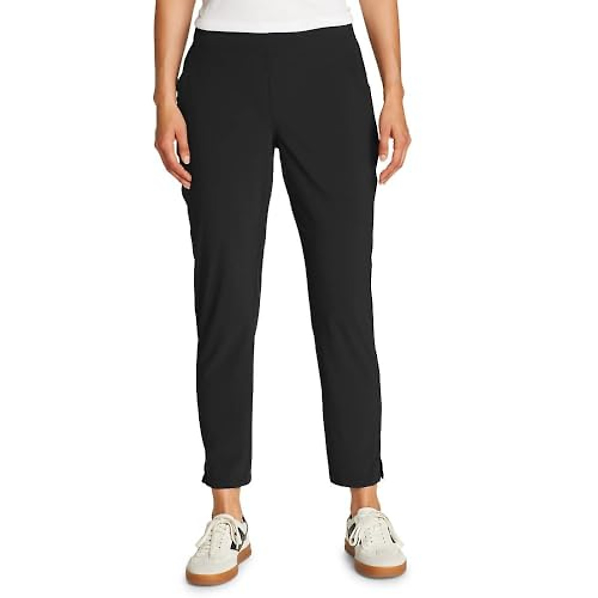 Eddie Bauer Women's Departure Ankle Pants, Black, X-Small
