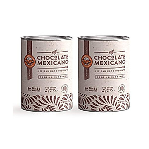 Mexican Hot Chocolate, 8 Ounce (Pack of 2), Authentic Mexican Style Hot Chocolate Mix with Organic Cacao Beans and Cinnamon by La Monarca Bakery