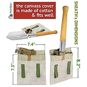 Shovel 1984 Special Forces Shovel Includes Sheath Shovel Stainless Steel with Pouch