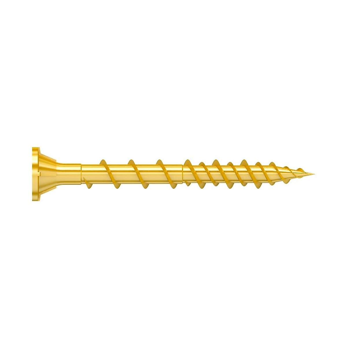Simpson Strong-Tie WSV134S Strong-Drive WSV SUBFLOOR Screw (Collated) — 9 x 1-3/4 in. T-25, Yellow-Zinc (2000-Qty)
