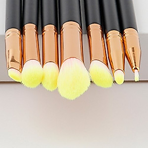 Long Hair Comb Sets Cosmetic Eyeshadow Tools Makeup Eyebrow Brush 7Pcs Kits Brush Brush Star Makeup