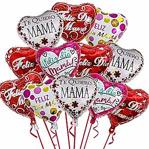 Happy Mother's Day Foil Balloons Party Decoration - Mothers Day Balloon Best Mom Ever Foil Balloon Mom Day Birthday Party Decoration Supplies