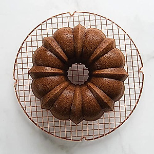 Nordic Ware Round Cooling Grid, 13-inch diameter, Copper