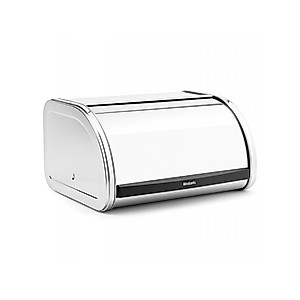 Brabantia 339585 Roll-Top Stainless-Steel Bread Box