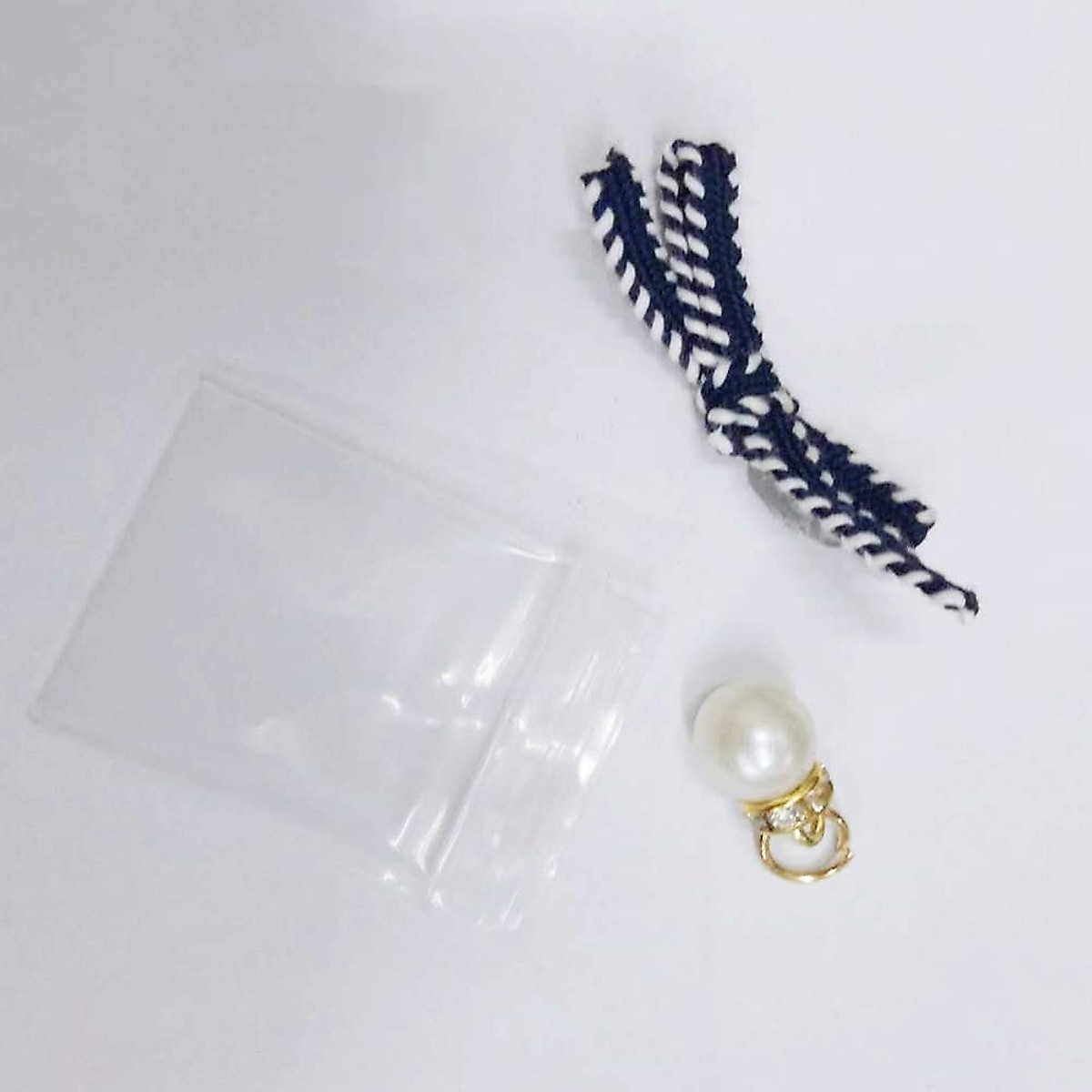 BENBOR 200Pcs Plastic Sealed Bag Clear Thickened Food Storage Packing Bag Jewelry Reclosable Self Seal Bags Ziplock Bag 2.5 * 3cm