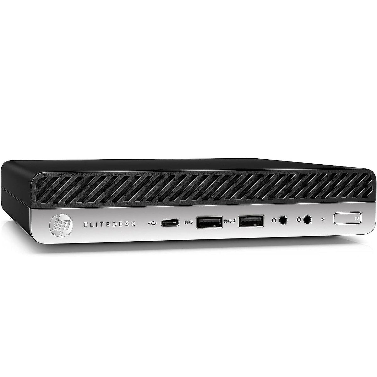 HP EliteDesk 800 G4 Mini Tiny Business PC, Intel Hexa-Core i5-8500T up to 3.5GHz, 16GB DDR4 RAM, 256GB NVMe SSD, Dual Monitor Support, WiFi, Bluetooth, HDMI, DisplayPort, Win11 Pro 64-bit (Renewed)