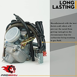 PROMintu Carburetor Carb Replaces For American YardSport Sportworks YS200 200 XLT UTV 14925 150cc Engine, 4 stroke GY6 ATVs, Scooters, Mopeds 150cc Go Kart Engine, 150cc Dune Buggie Engine