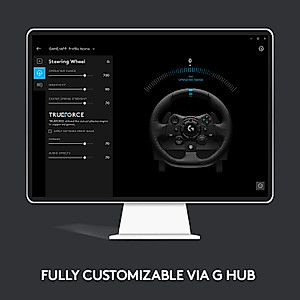 Logitech G923 Racing Wheel and Pedals for Xbox X|S, Xbox One and PC (Renewed)