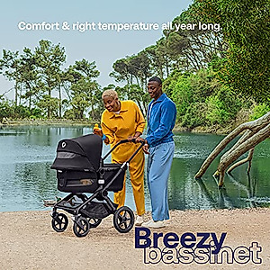 Bugaboo Fox 3 Complete Full-Size Stroller - The Most Advanced Comfort Stroller - Graphite/Grey Melange-Grey Melange