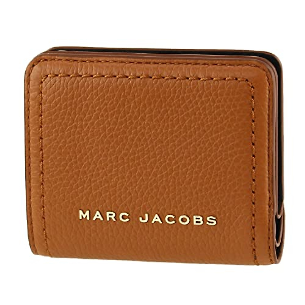 Marc Jacobs S101L01SP21 Smoked Almond/ Gold Hardware Women's Mini Compact Wallet