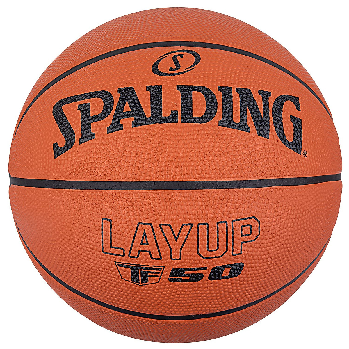 Spalding Layup TF-50 Ball 84332Z, Unisex Basketballs, Orange, 7 EU