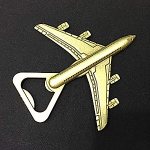 Airplane Bottle Opener Aviation Gifts for Pilot Airplane Decor Birthday Gift for Veteran Plane Beer Bottle Opener