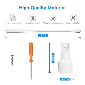 Koroao Flexible Twist Mount for ANMEATE SM24 /Babysense V24US /GoodBaby UU24 Video Baby Monitor Without Tools or Wall Damage