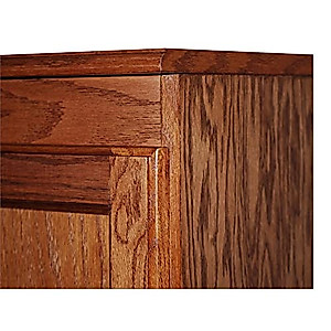 Concepts in Wood KT613A Storage Cabinet for Office or Pantry (Oak)