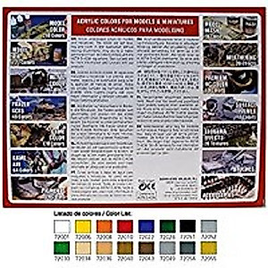 Acylicos Vallejo - 72299 - Acrylic 16 Colors for Fantasy Figures
