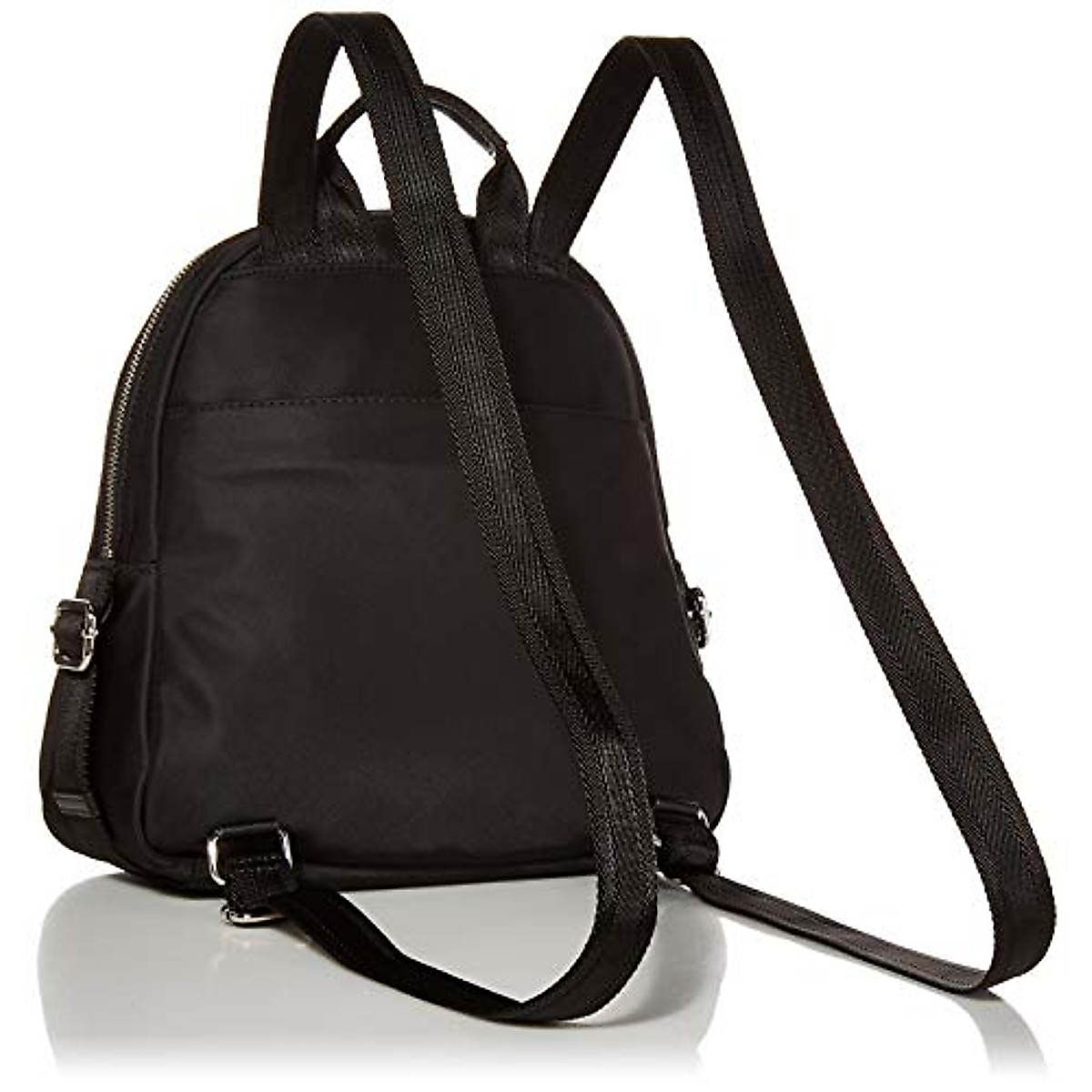 Calvin Klein womens Sussex Nylon Backpack, Black/Silver, One Size