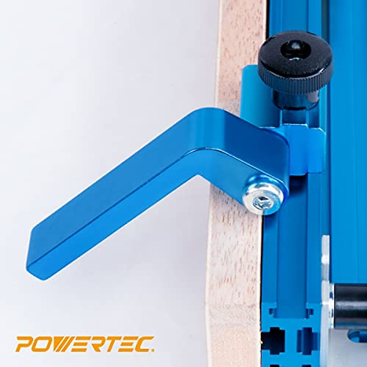 POWERTEC 71135 2-1/4-Inch Fence Flip Stop for Woodworking