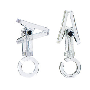 RV Designer M111, Klippy Klips Awning Clips, Light Hangars, 10 Per Pack,Clear