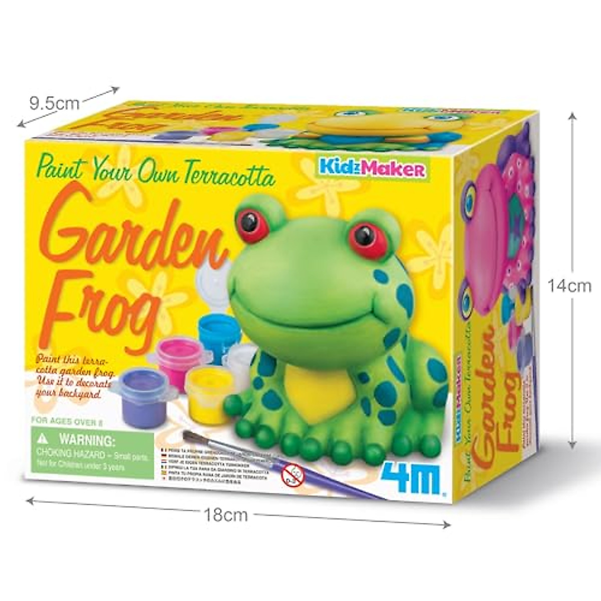 Rhode Island Novelty Kidzmaker/Paint Your Own Terracotta Garden Frog