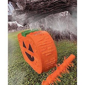 Halloween Pumpkin Piñata with stick 17"x10" Perfect for Halloween Party Decorations, Photo Prop, October Birthday, Funny and Spooky - Fits candy/favors: by Get a piñata