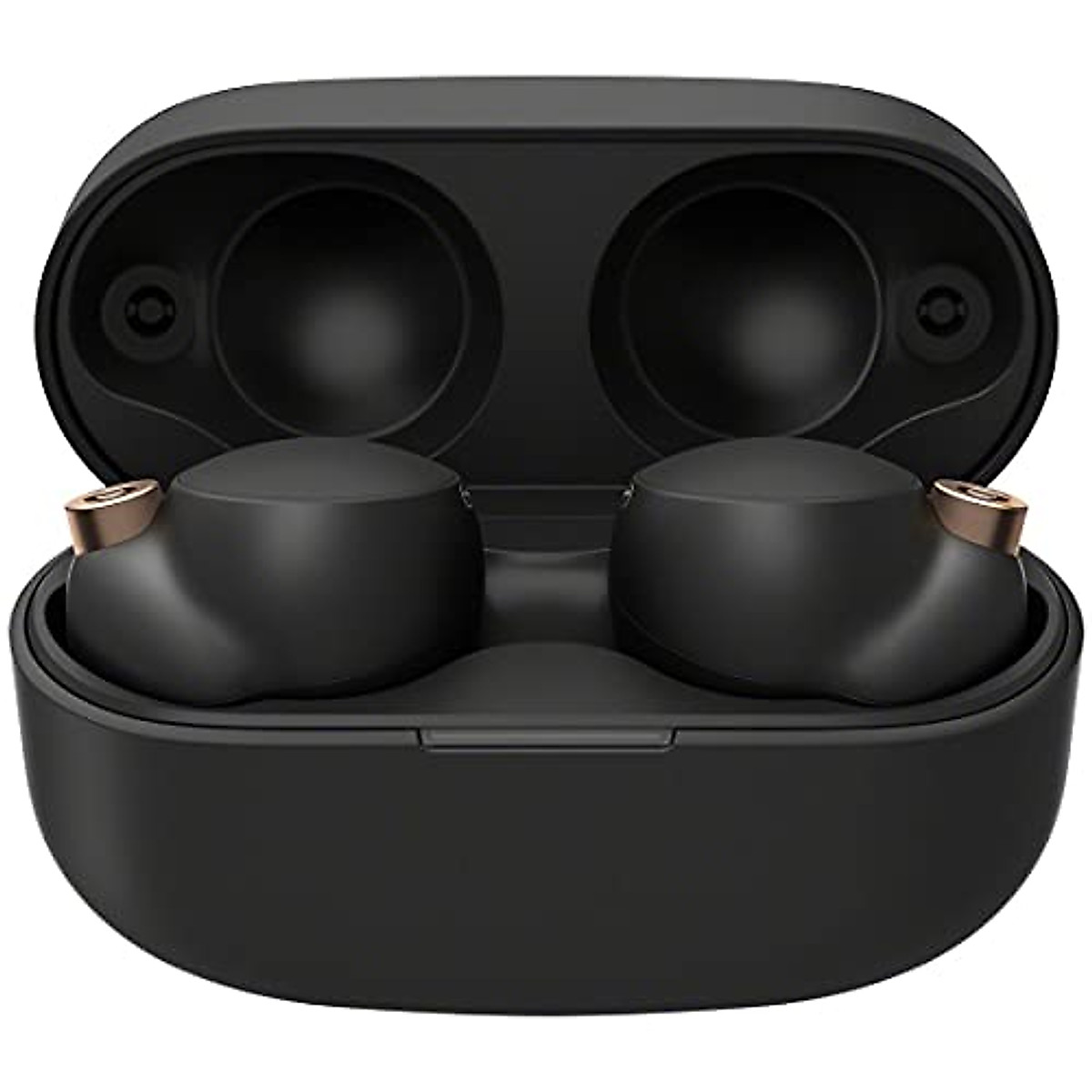 Sony WF-1000XM4 Truly Wireless Noise Cancelling Headphone - Optimised for Alexa and Google Assistant - with Built-in mic for Calls - Bluetooth Connection - Black/Copper