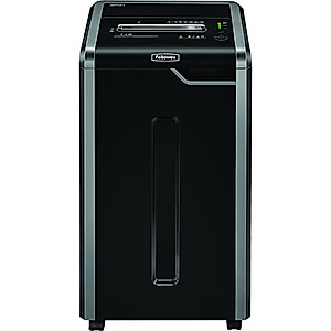 Fellowes Powershred 325Ci 100% Jam Proof 22-Sheet Cross-Cut Commercial Grade Paper Shredder (3831001) , Black
