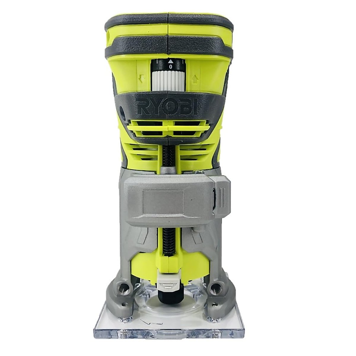 Ryobi P601 One+ 18-Volt Lithium Ion Cordless Fixed Base Trim Router with Tool Free Depth Adjustment (Tool Only) (Non-Retail Packaging)