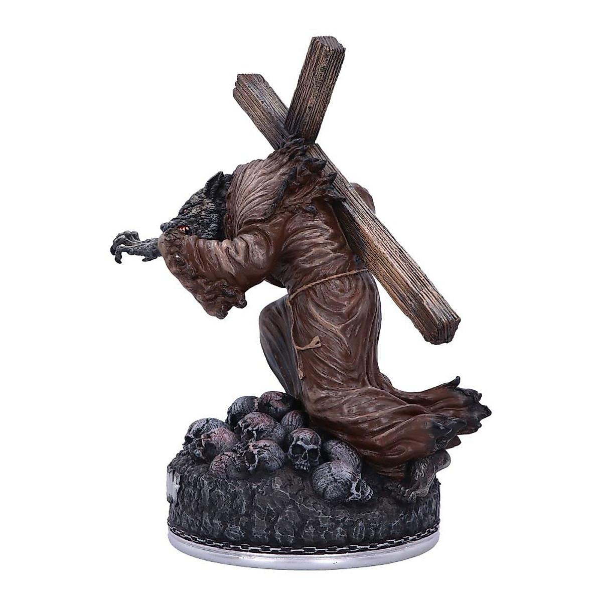 Nemesis Now Powerwolf Via Dolorosa 25cm, Brown